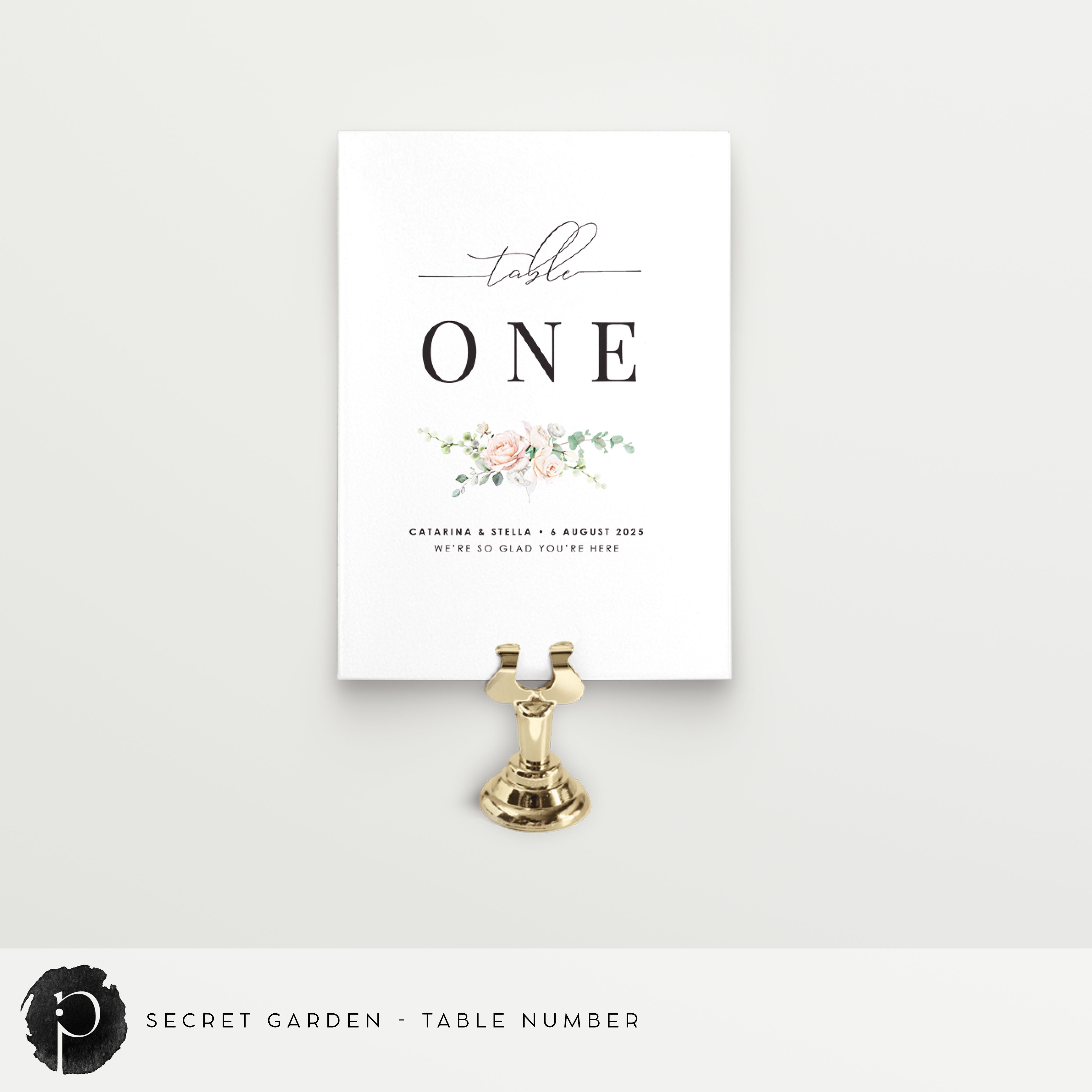 Secret Garden - Table Numbers – Paper & Ink Studio