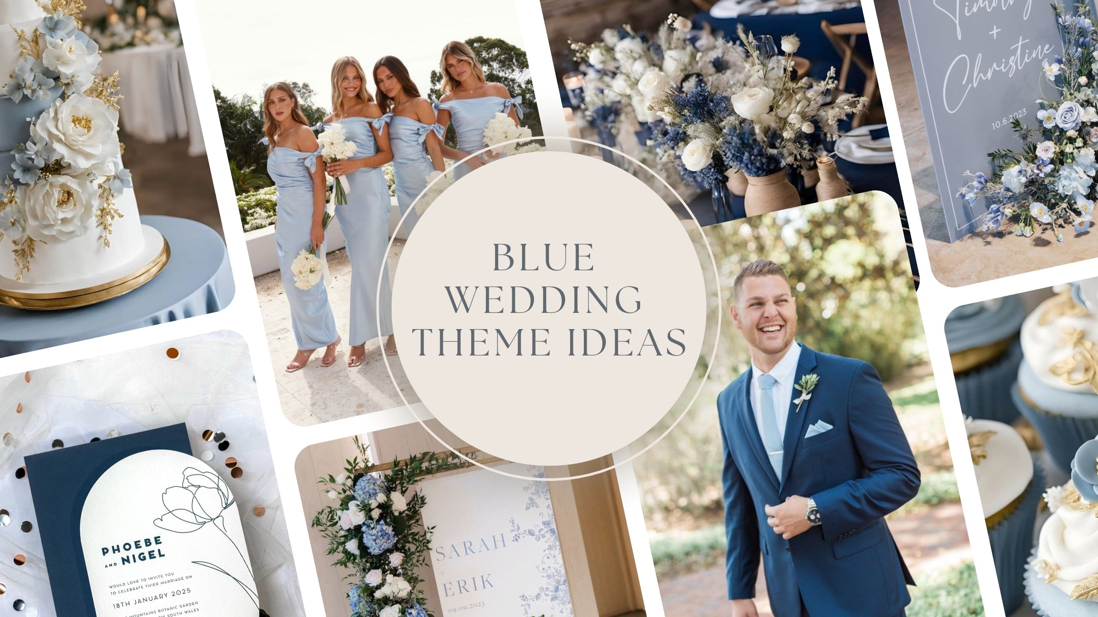 Blue Wedding Theme Ideas: Shades of Elegance for Your Big Day – Paper ...