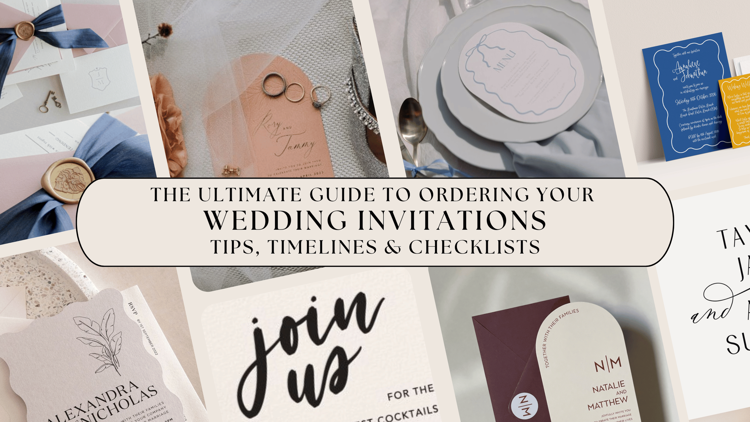 The Ultimate Guide to Ordering Your Wedding Invitations: Tips, Timelin ...