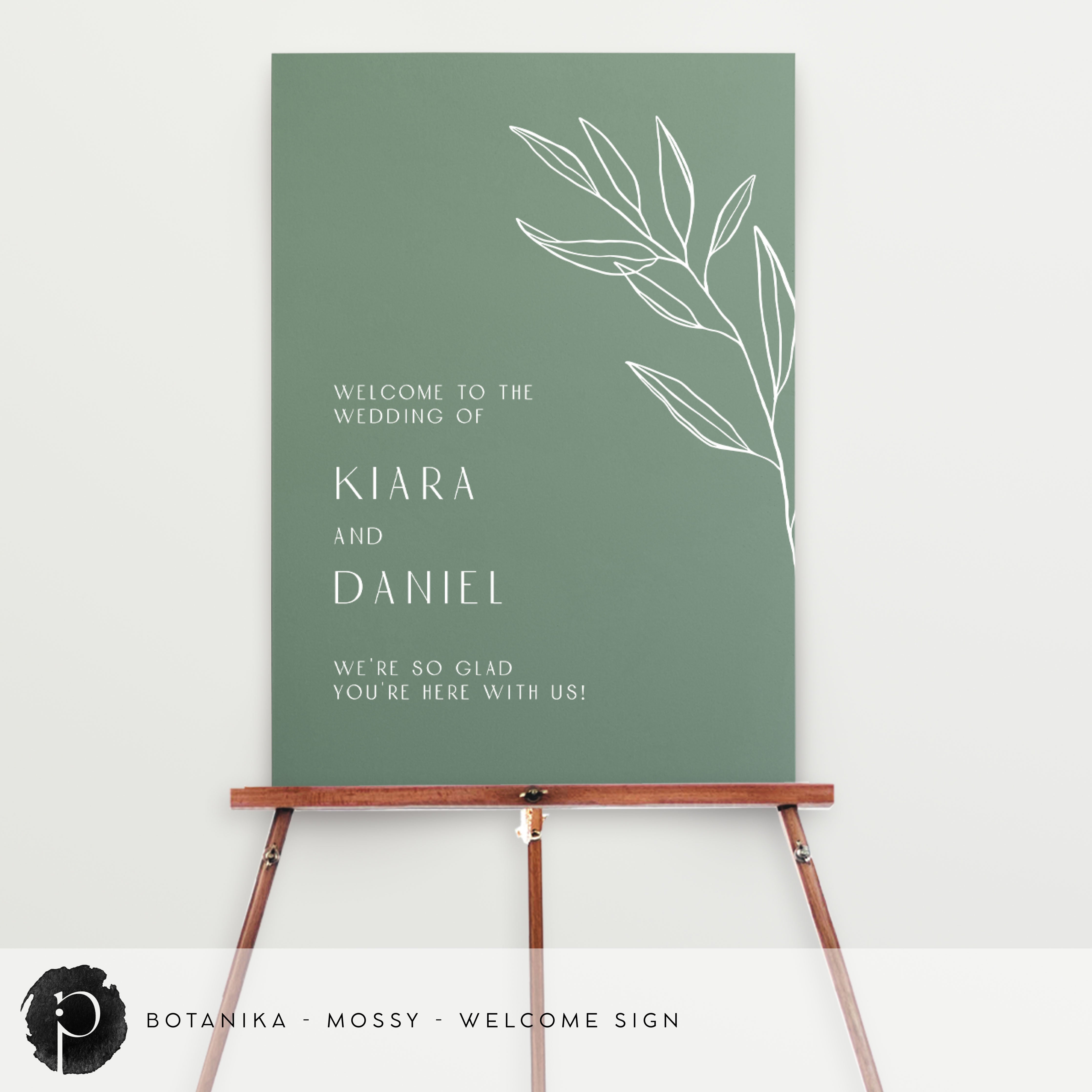 Botanika - Welcome Sign – Paper & Ink Studio