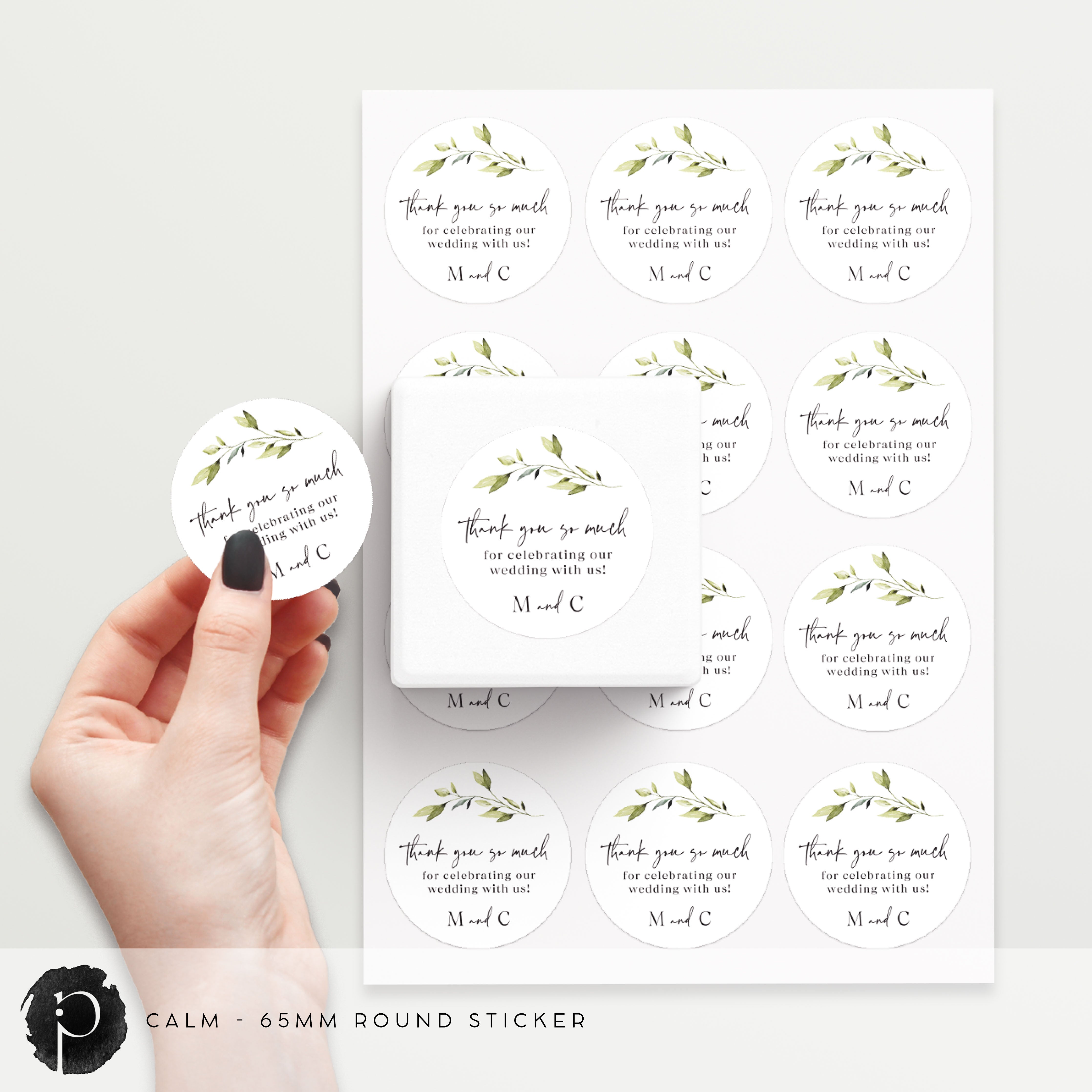 Calm - Stickers/Seals – Paper & Ink Studio
