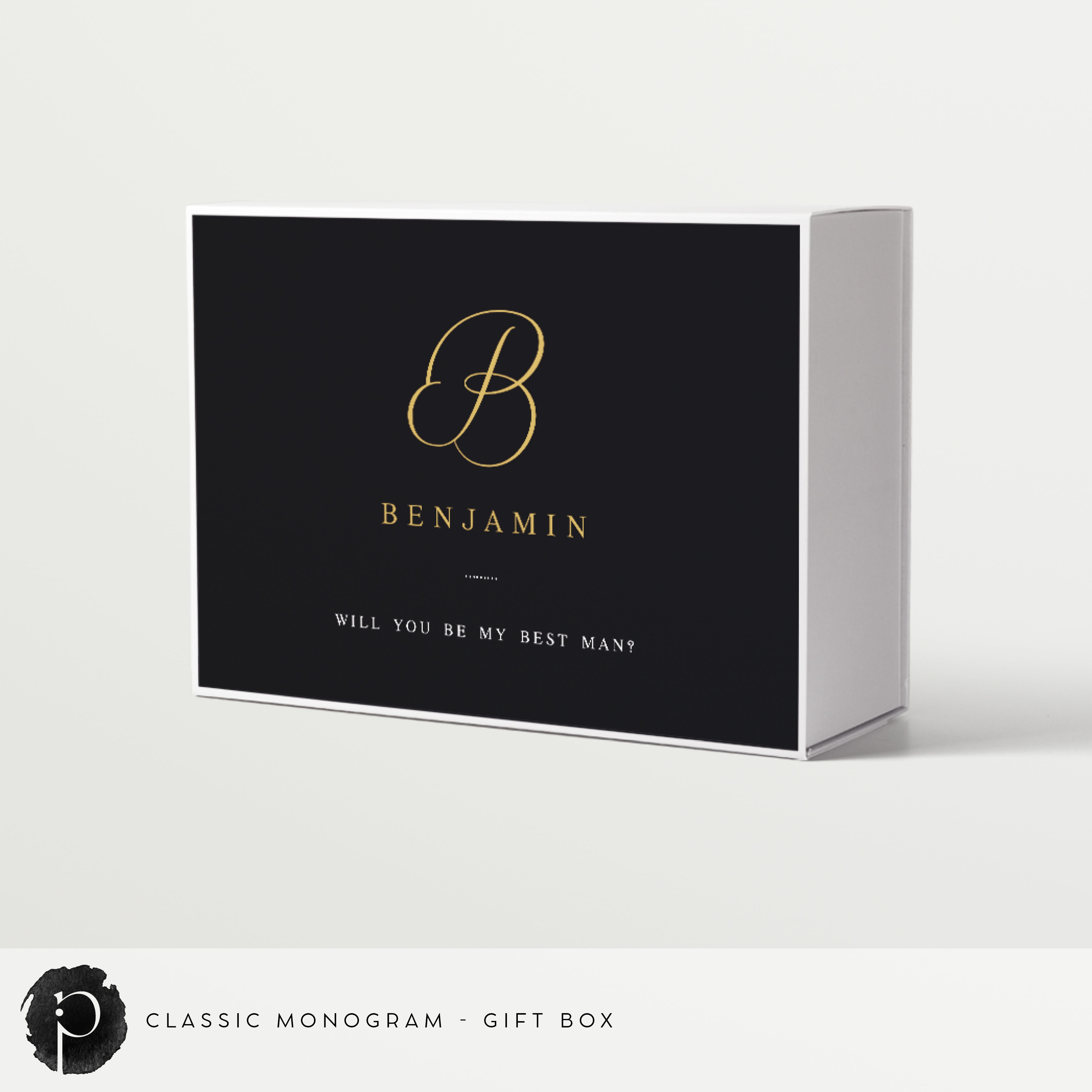 Classic Monogram - Gift Box – Paper & Ink Studio