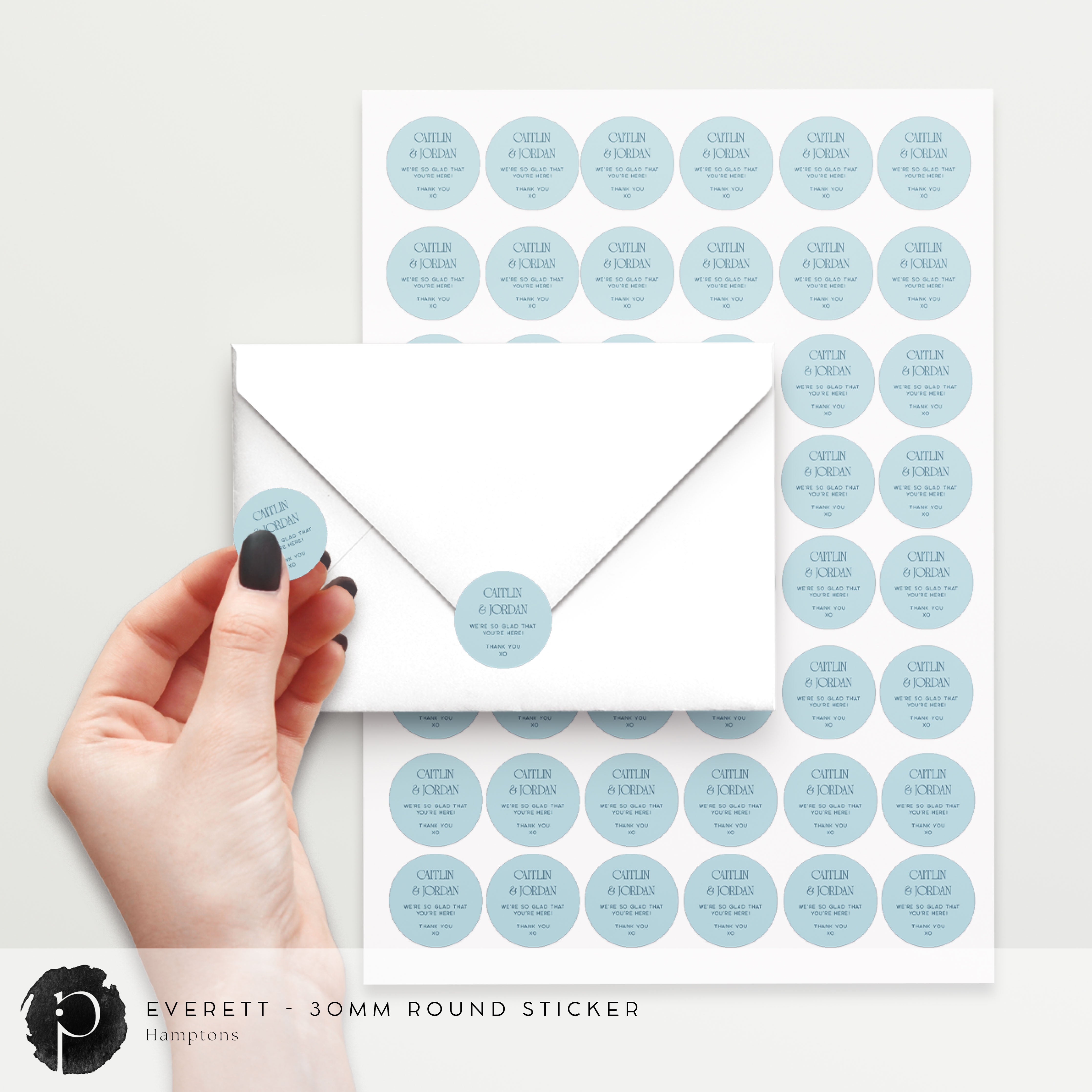 Everett - Stickers/Seals – Paper & Ink Studio