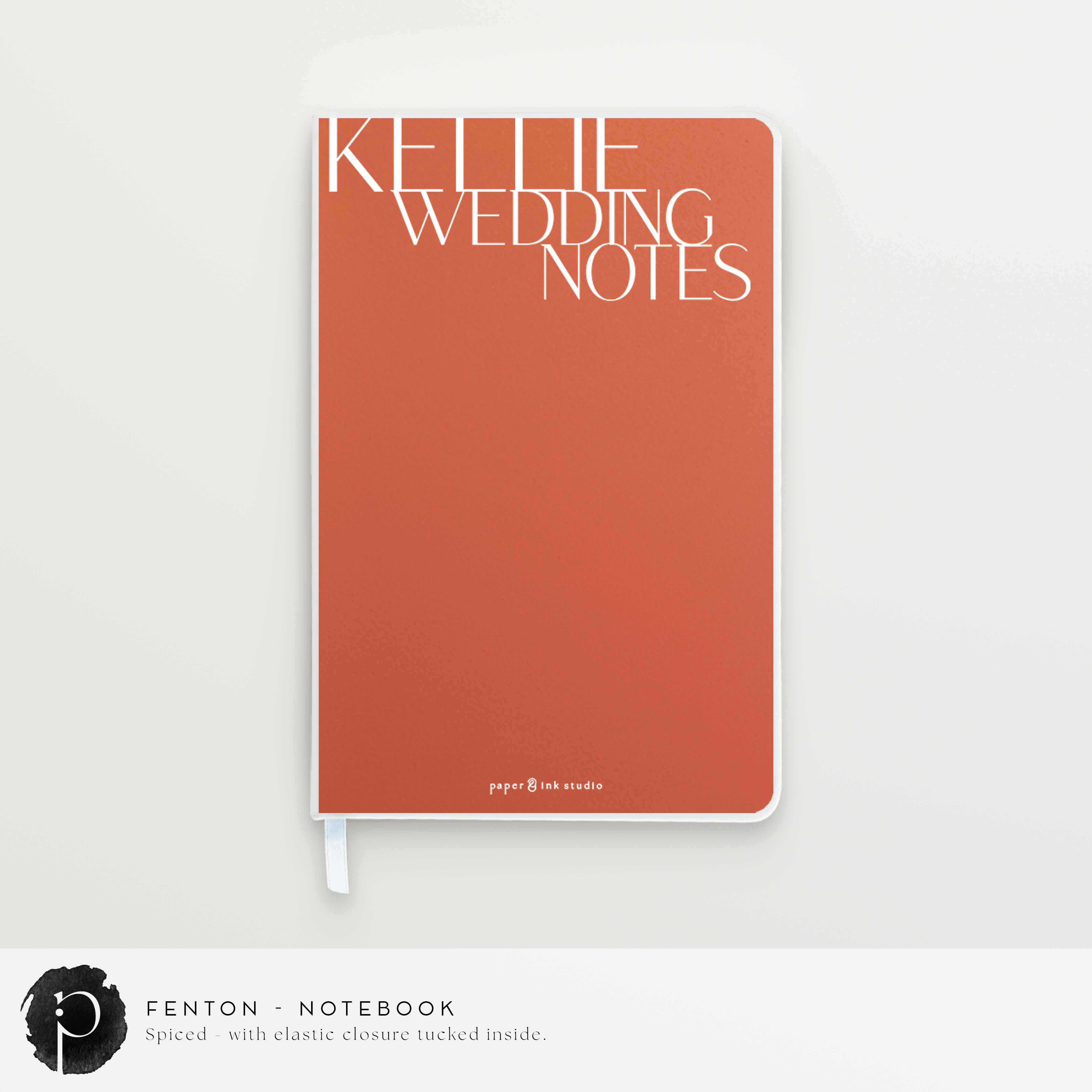Fenton - Personalised Notebook, Journal – Paper & Ink Studio