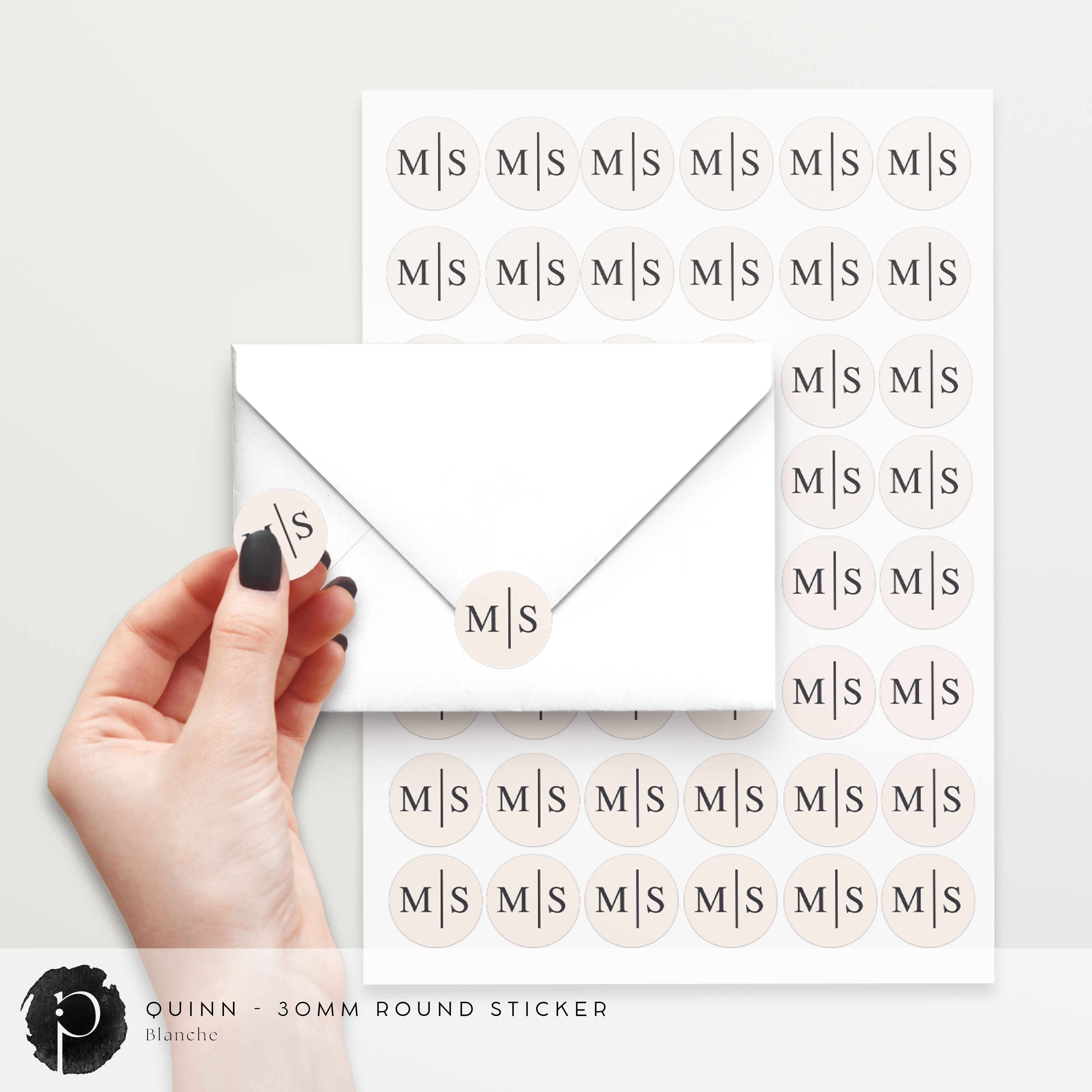 Quinn - Stickers/Seals – Paper & Ink Studio
