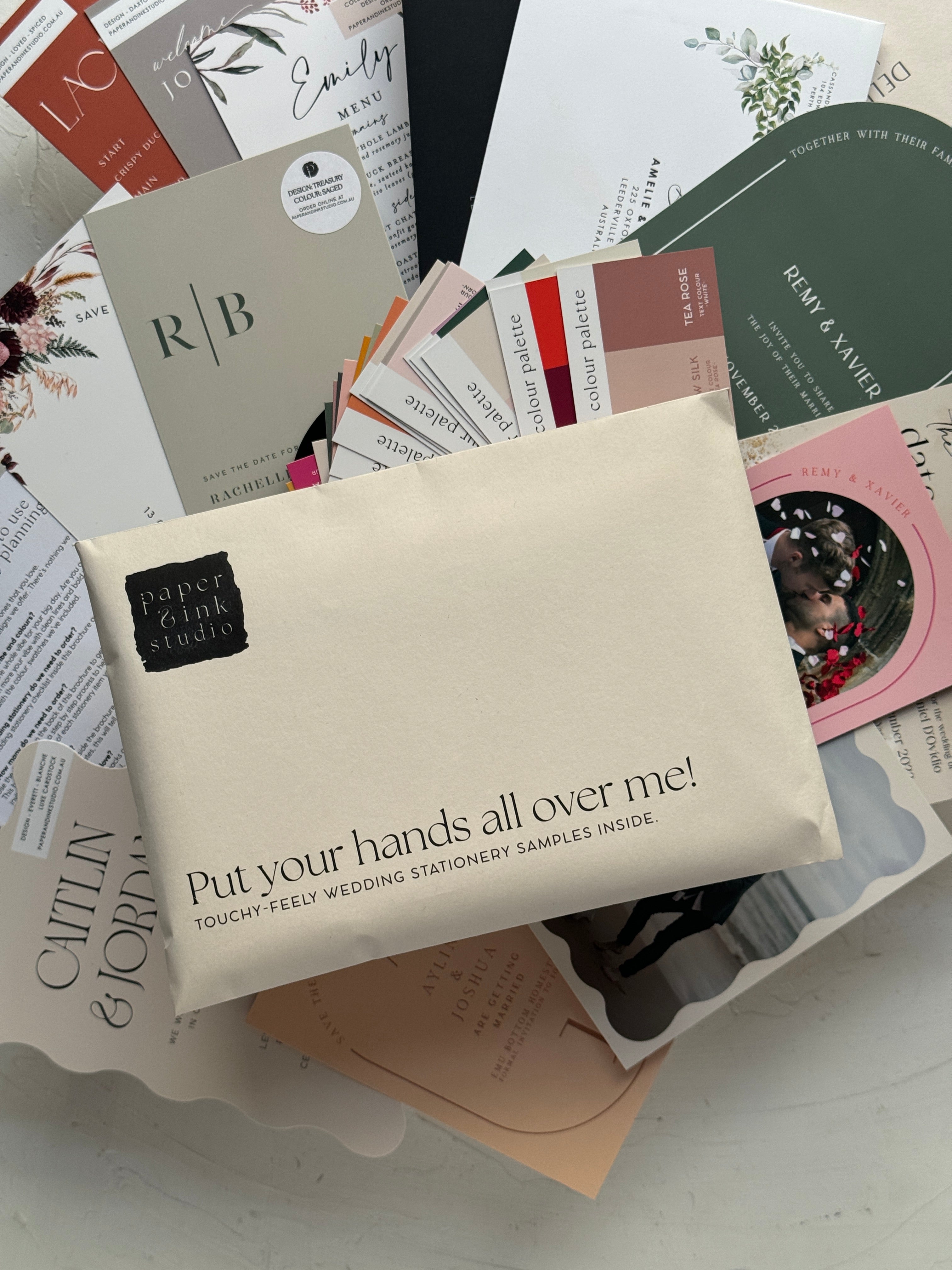 Wedding Stationery Sample Collection – Paper & Ink Studio