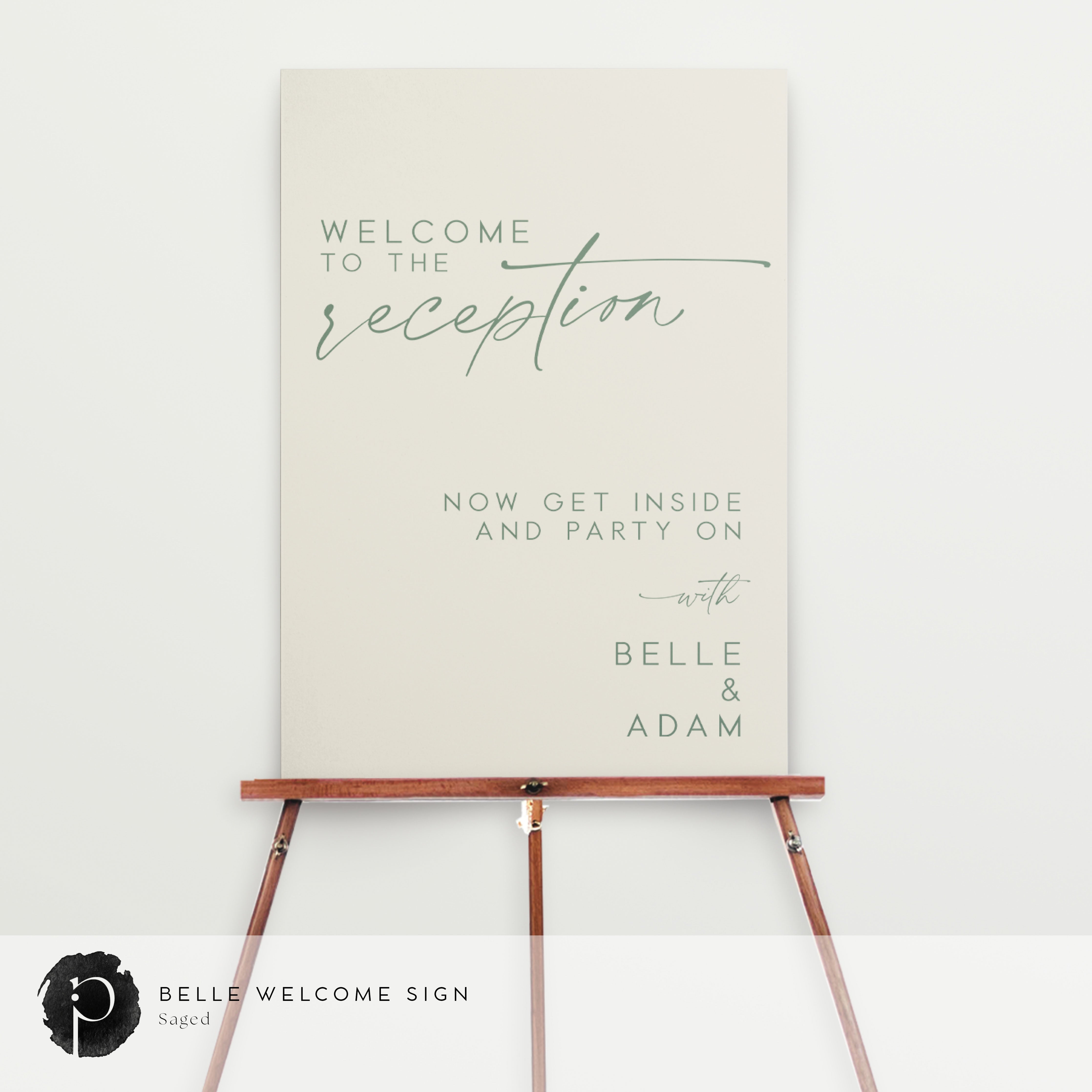 Belle - Welcome Sign – Paper & Ink Studio