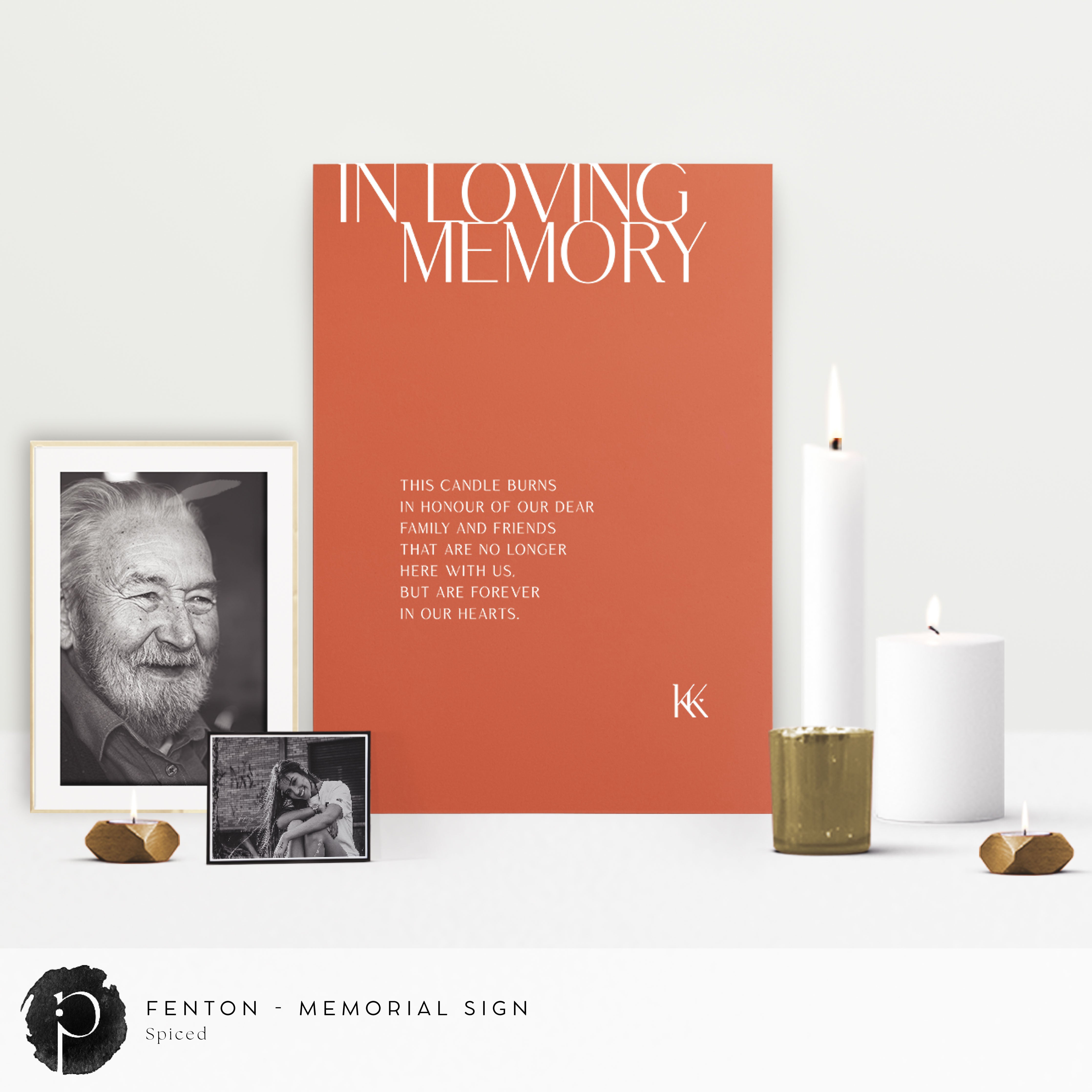 Fenton - In Loving Memory Memorial Sign – Paper & Ink Studio
