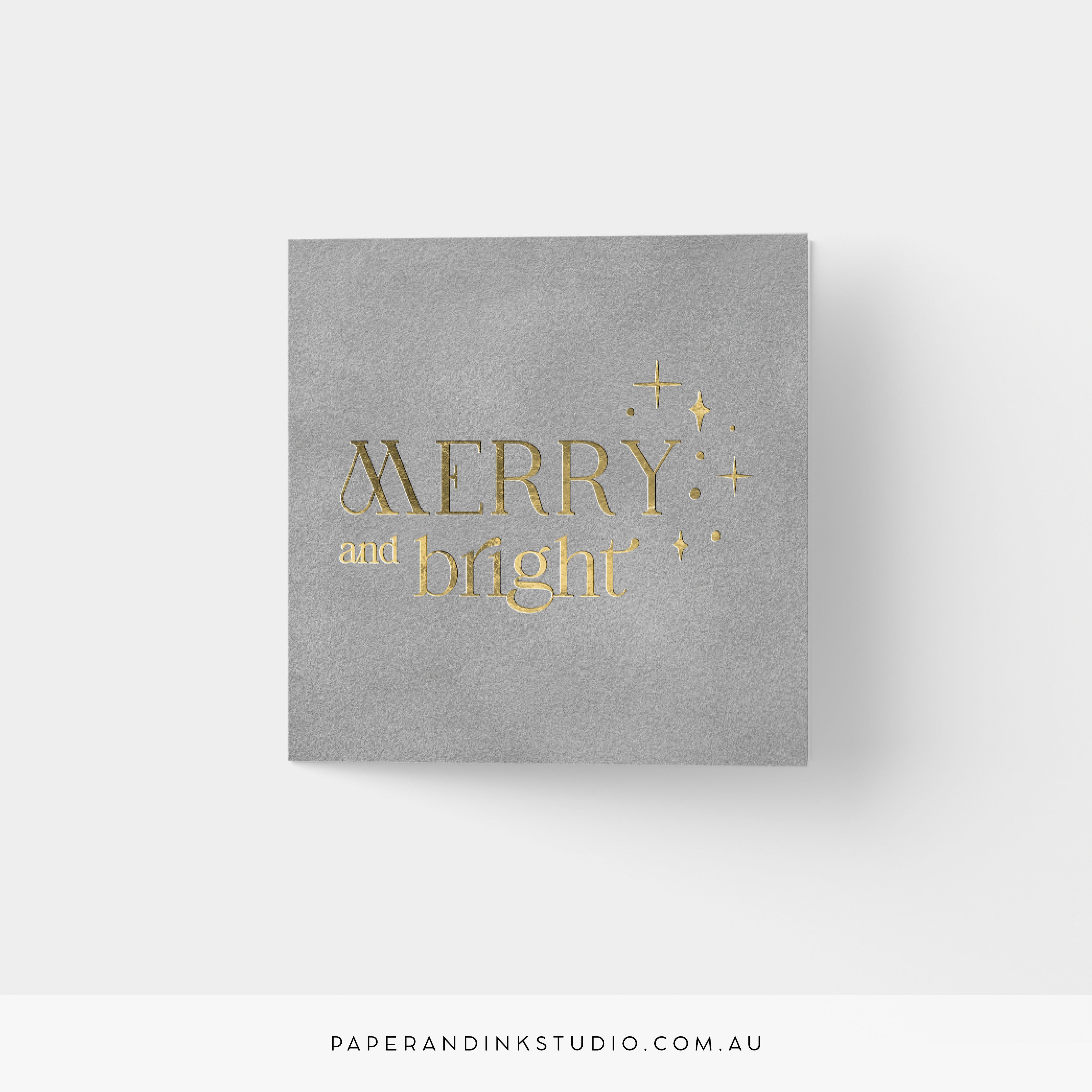 Luxe Christmas Cards - Light Grey – Paper & Ink Studio