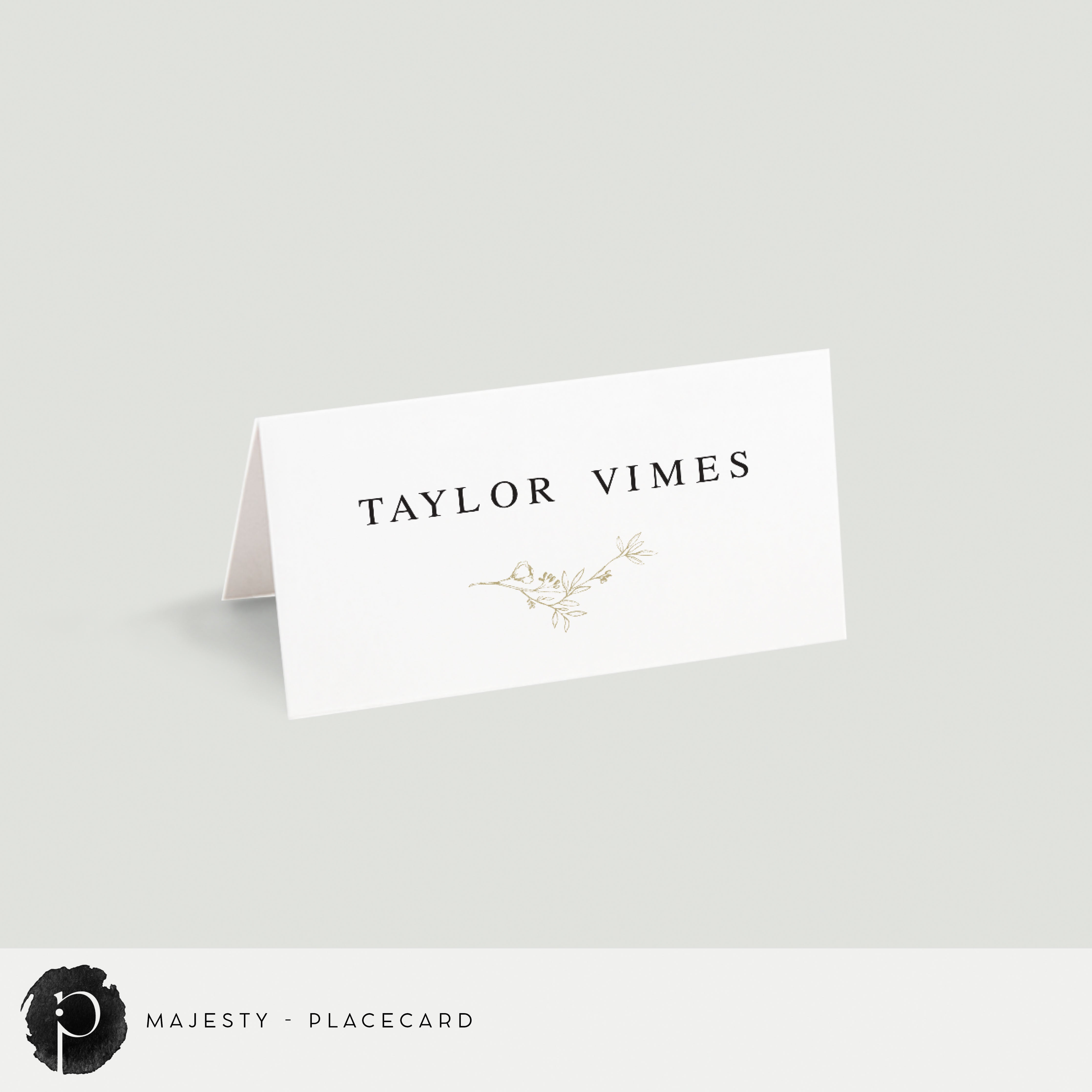 Majesty - Place Cards – Paper & Ink Studio