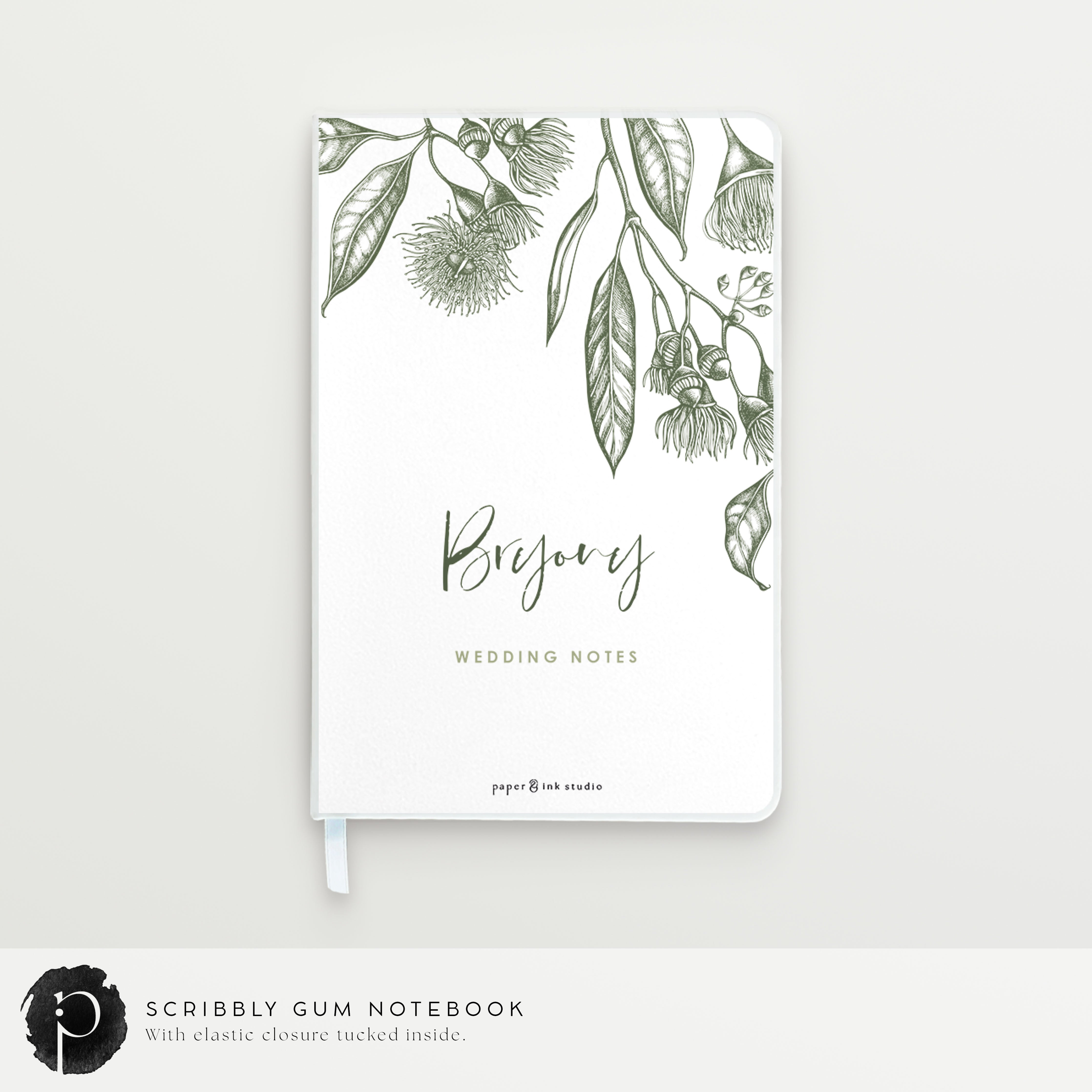 Scribbly Gum - Personalised Notebook, Journal – Paper & Ink Studio