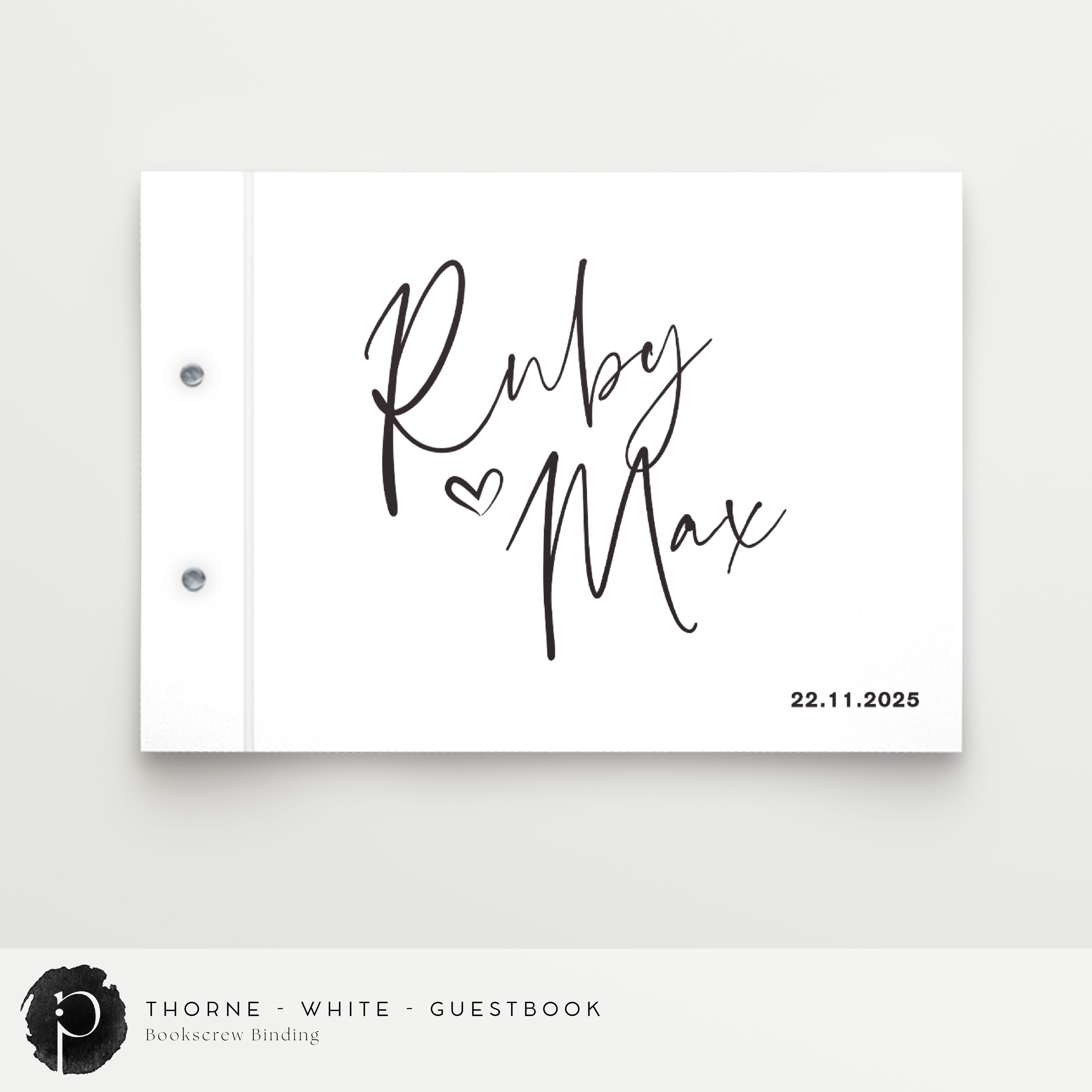 Thorne - Guestbook – Paper & Ink Studio