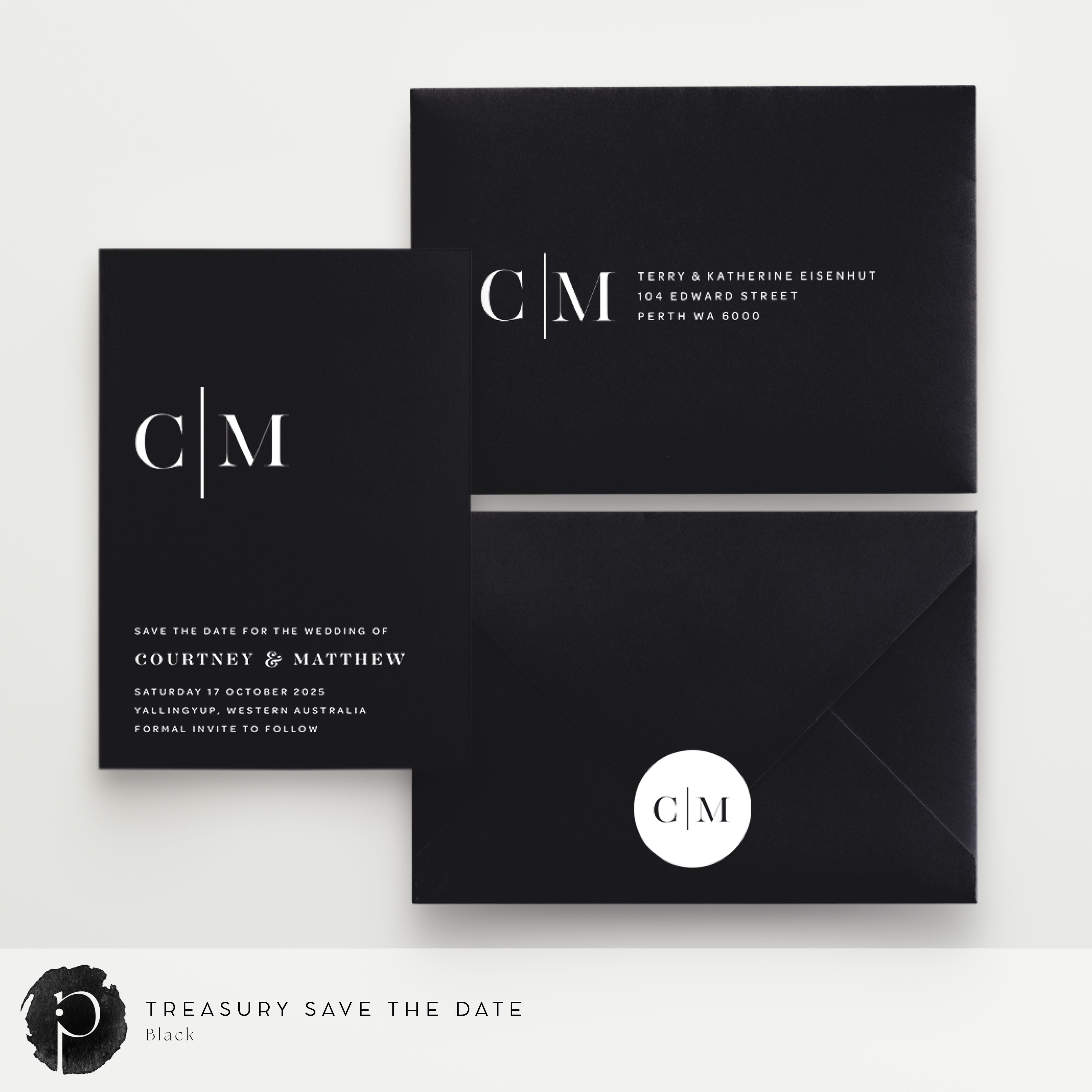 Treasury - Save The Date Cards – Paper & Ink Studio