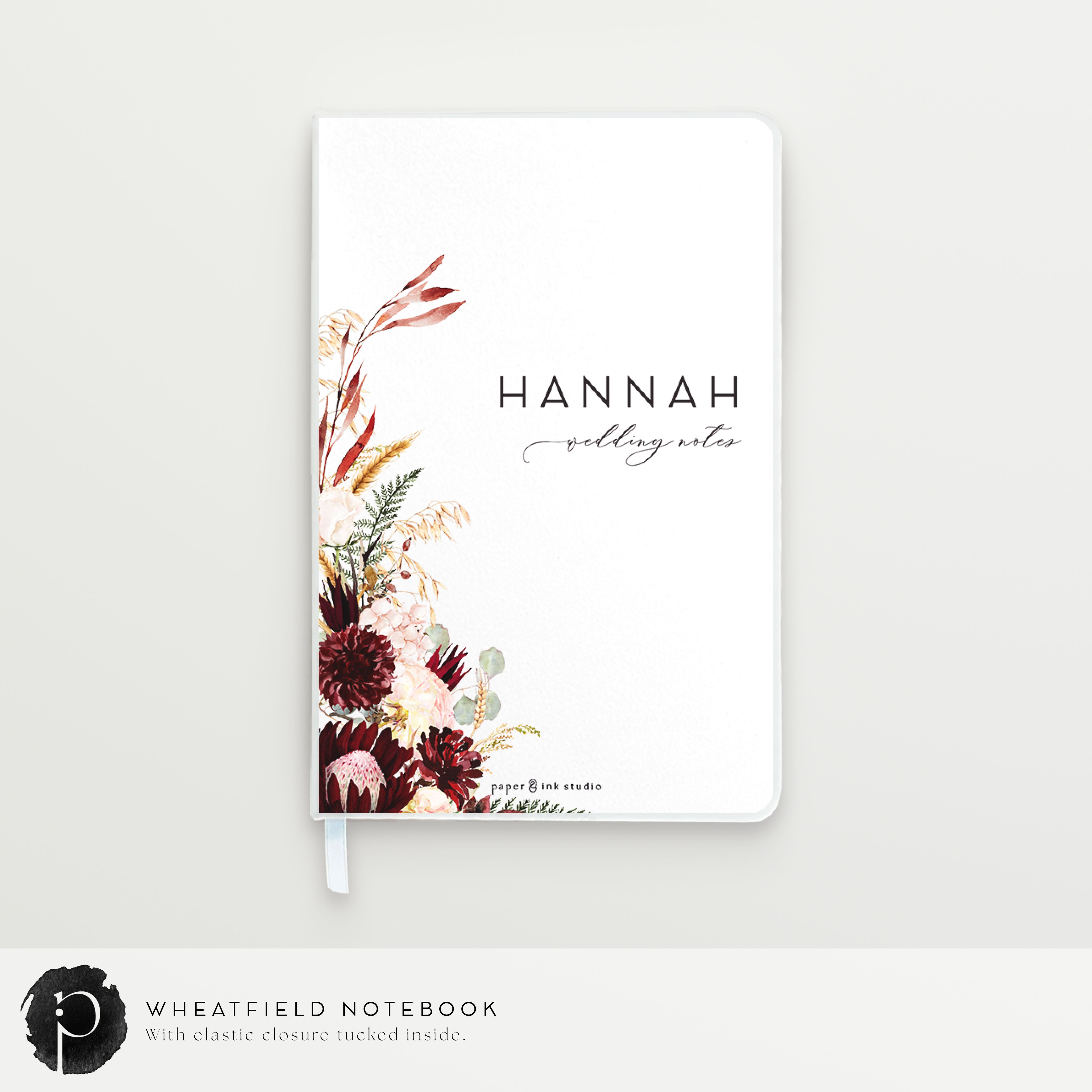 Wheatfield - Personalised Notebook, Journal – Paper & Ink Studio